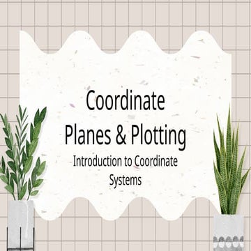 Coordinate plane ppt | PPT