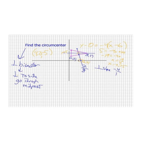 Coordinate points of concurrency | PDF