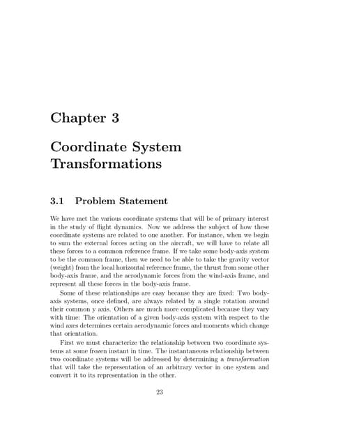 Coordinate Transformation Ppt Physics Science