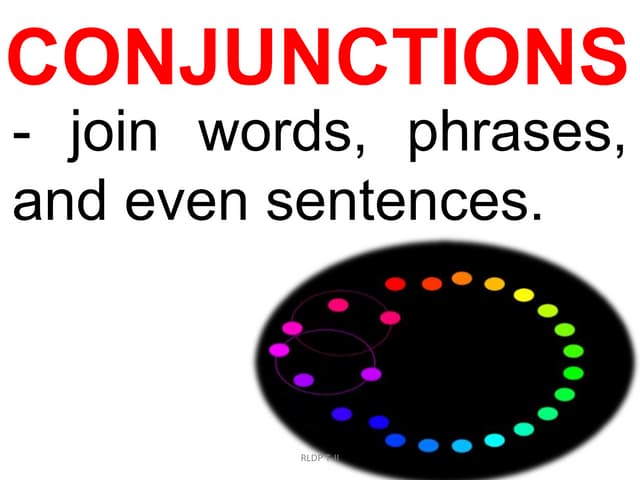 Subordinating & Coordinating Conjunctions | PPT