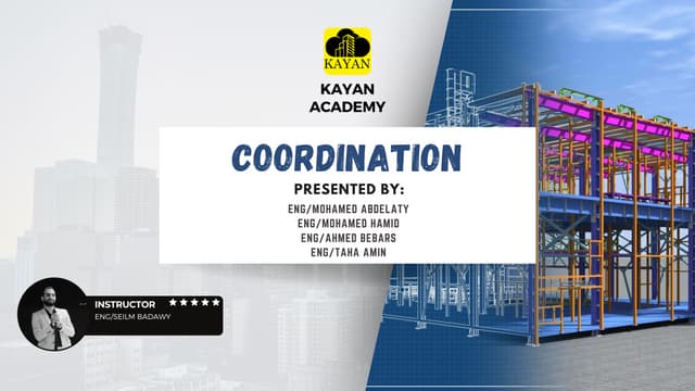 Coordination Clash Detection Mepf Model Ppt