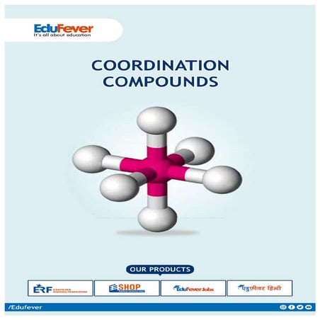 Coordination Compounds - Chemistry Revision Notes | PDF