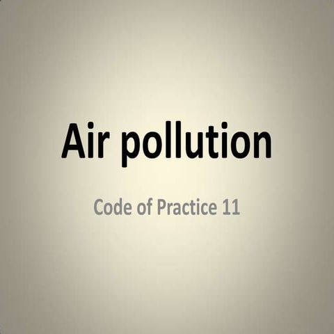 Cop11 Air Pollution | PPTX
