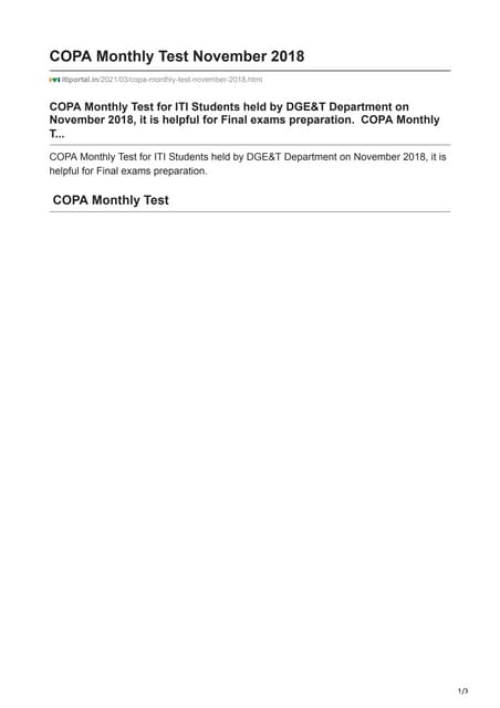 ITI Employability skills 2nd year syllabus | PDF