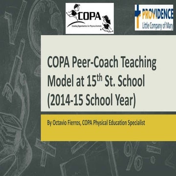 COPA Peer-Coach Teaching Model Orientation | PPT