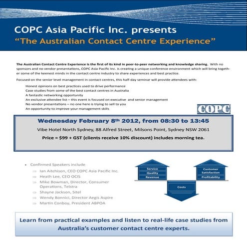 COPC 2012 February Conference Ia Nov 11 V2 | PDF | Web Conferencing ...