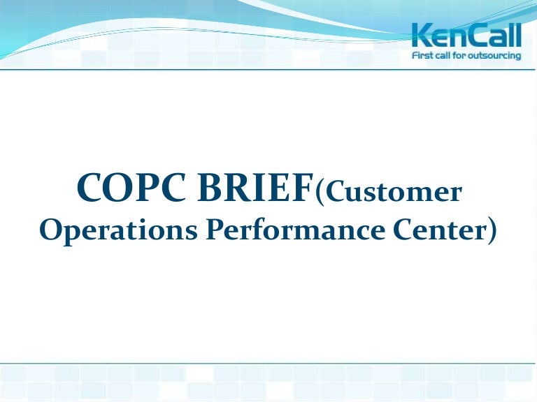 Copc brief
