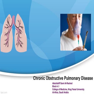 Approach to Chronic Obstructive Pulmonary Disease | PPT