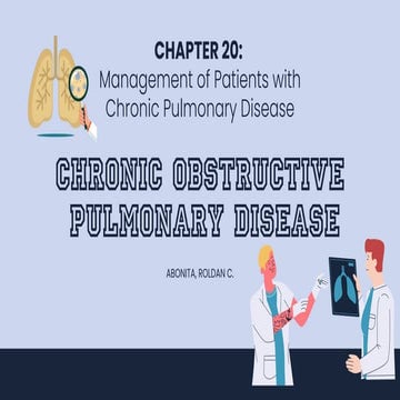CHRONIC OBSTRUCTIVE PULMONARY DISEASE (COPD) | PPTX