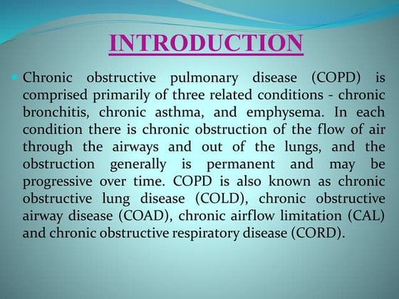 Pathophysiology of copd | PPT