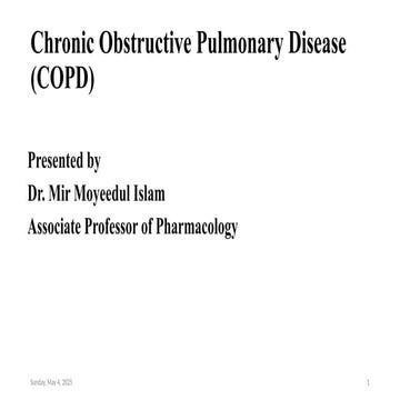 Chronic obstructive pulmonary diseases with their consequences | PPTX