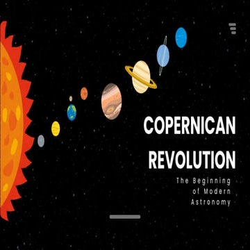 THE START OF THE COPERNICAN REVOLUTION (HELIOCENTRISM) | PPT