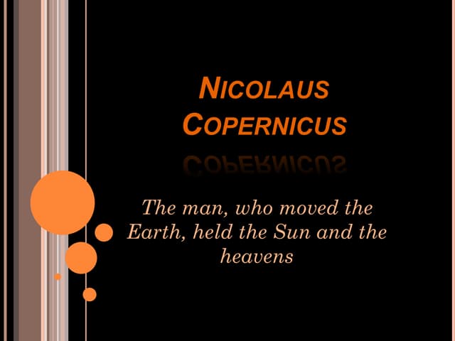Nicolaus copernicus | PPTX