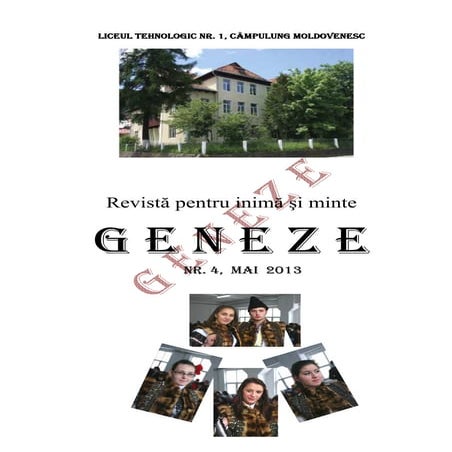 Coperta geneze, loica luize, popescu elena | PDF