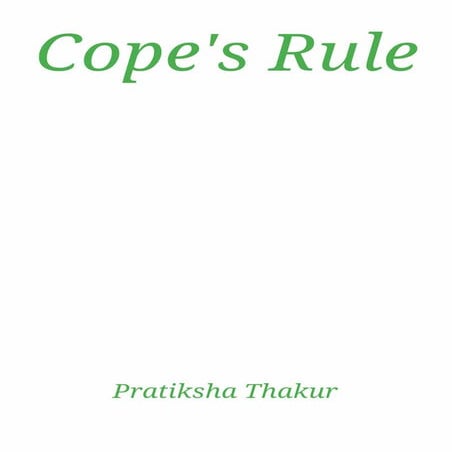 Cope's Rule | PDF