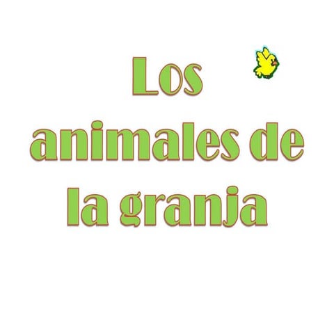 los animales de la granja | PPT