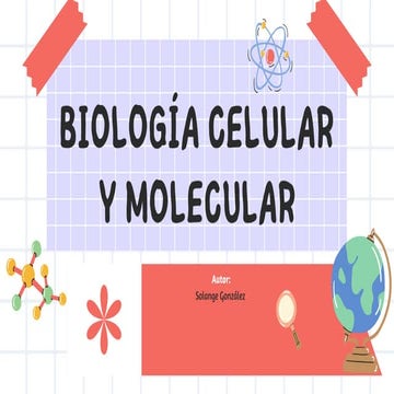 BIOLOGÍA CELULAR Y MOLECULAR | PDF