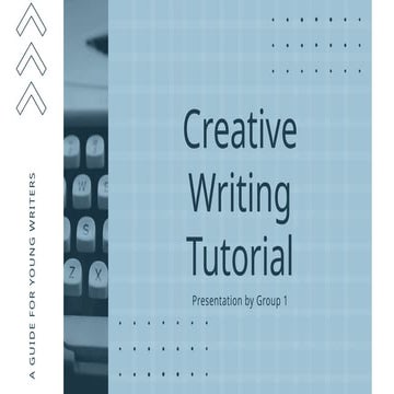 CREATIVE WRITING INTRODUCTION FOR GRADE 12 | PPTX