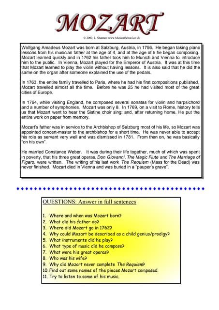 music, mozart.pptxMUSIC MOZAR MUSIC MOZART | PPT