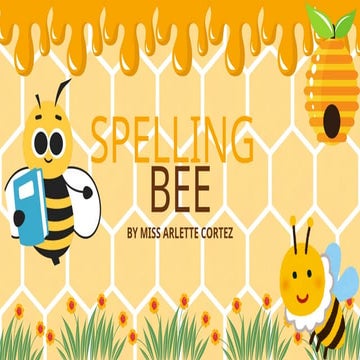 Interactive Preschool Spelling Bee Activity to Build English Vocabulary ...