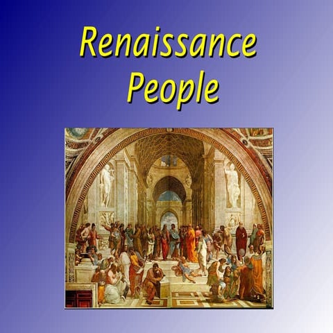 Copia de renaissance people | ODP