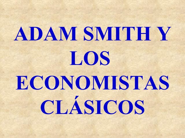 Teoría del valor adam smith y karl marx