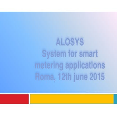 Alosys street lighting | PDF