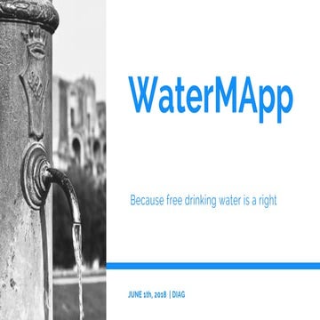 WaterMApp | PDF