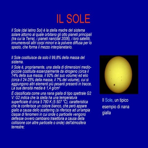 IL SOLE | PPT