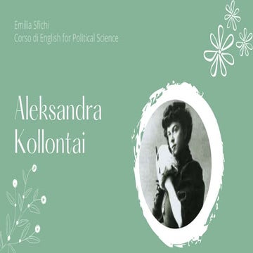 Aleksandra Kollontai | PPTX | Politics