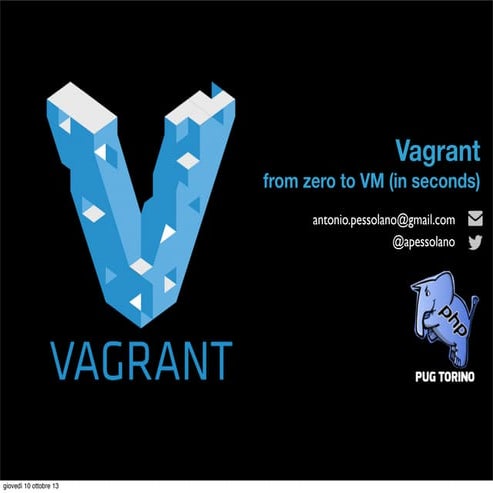 Vagrant from zero to VM | PPT