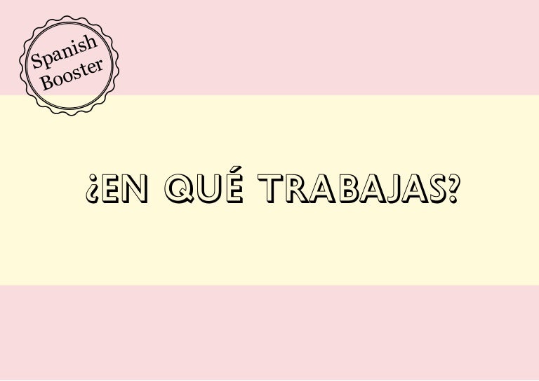 ¿A qué se dedican?