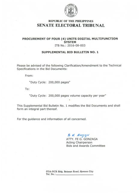 Request for Quotation No. 01 | PDF