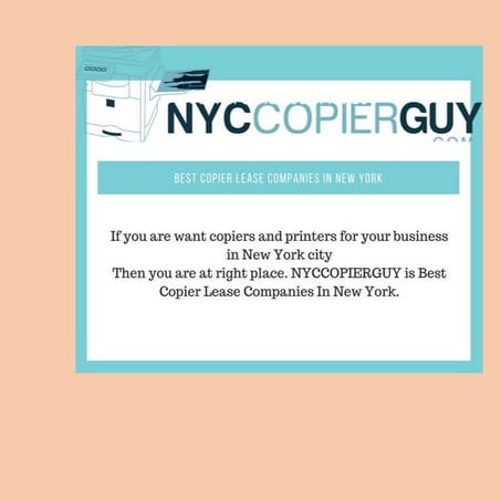 Copier Lease Companies | DOCX