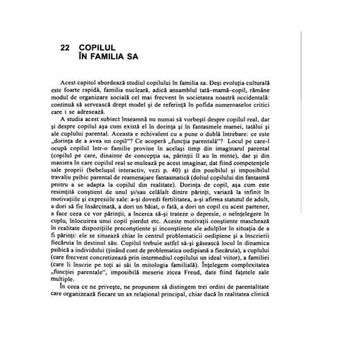Copilul Si Familia