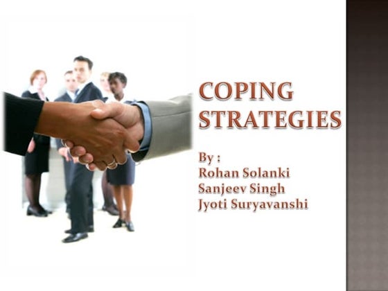 Coping strategies ppt | PPTX | Mental Health | Diseases and Conditions