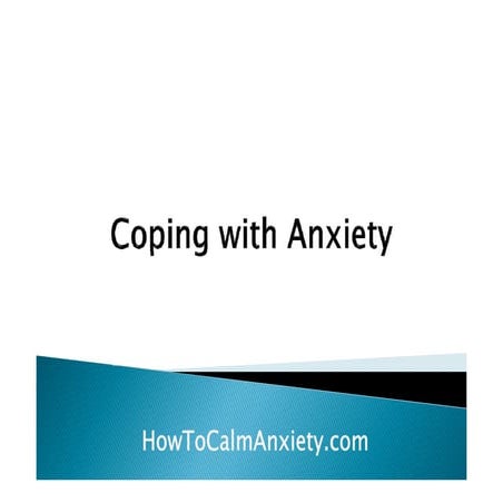 Coping with Anxiety | PDF