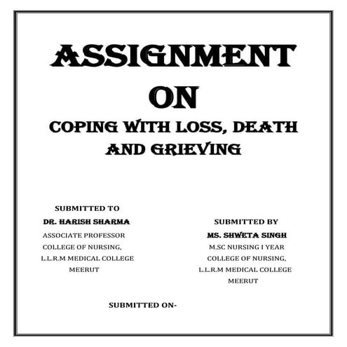 COPING WITH LOSS, DEATH AND GRIEVING.pdf