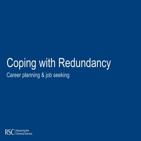 Coping with redundancy | PPT