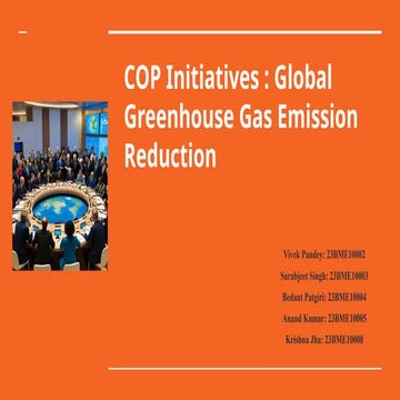 COP Initiatives ; Global Greenhouse Gas Emission Reduction Group-1.pptx