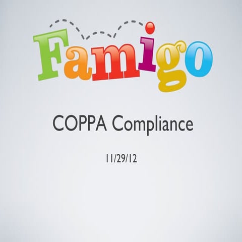 COPPA Compliance | PPT | Internet Safety | Parenting