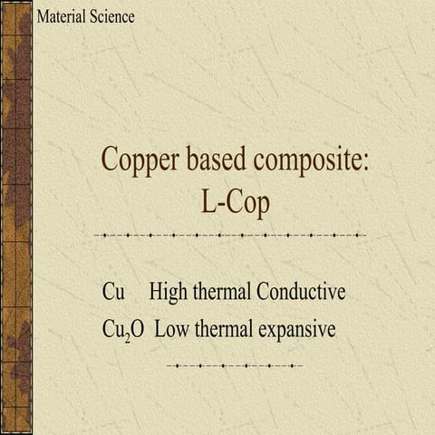 Copper based-composite | PPT