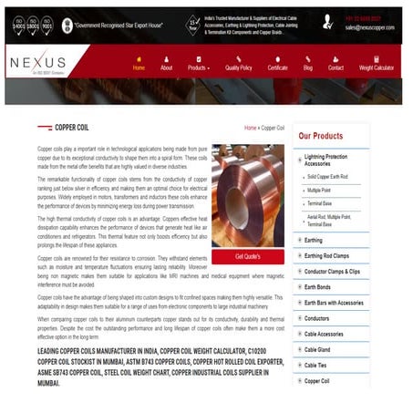 COPPER COIL, ASTM B743 COPPER,COPPER HOT ROLLED COIL COILS | PPT