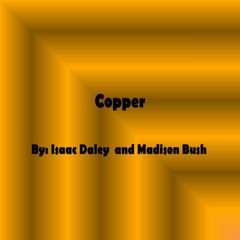 Copper | PPTX