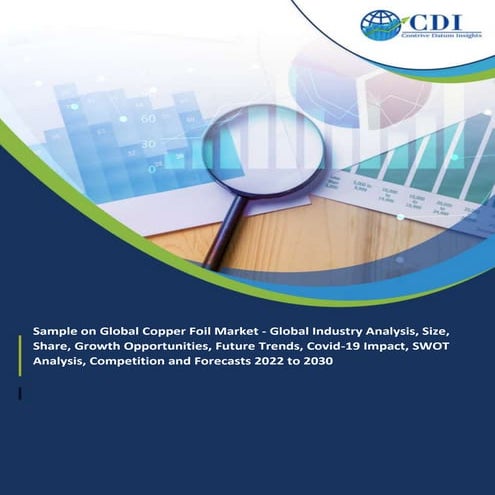 Copper Foil Manufacturing Plant Project Report 2023 | PDF
