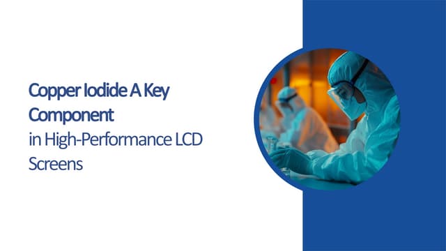 Copper Iodide Boosts Efficiency In Next Gen OLED Displays | PPTX