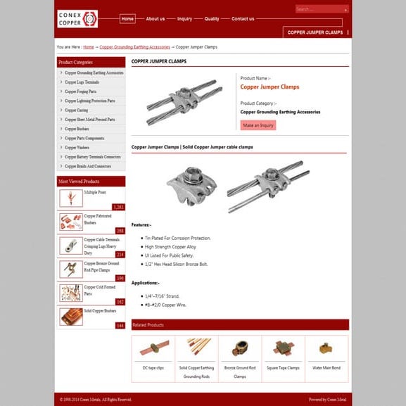 Copper jumper clamps | PDF