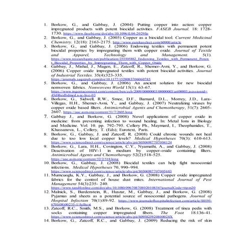 Copper scientific articles 2020 cupron (1) | PDF