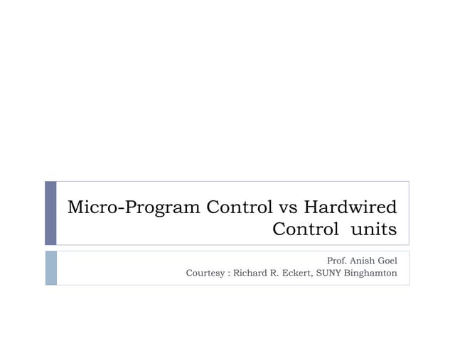 Timing and control | PPTX