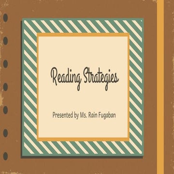Reading Strategies for Grade 7 Students. | PPTX